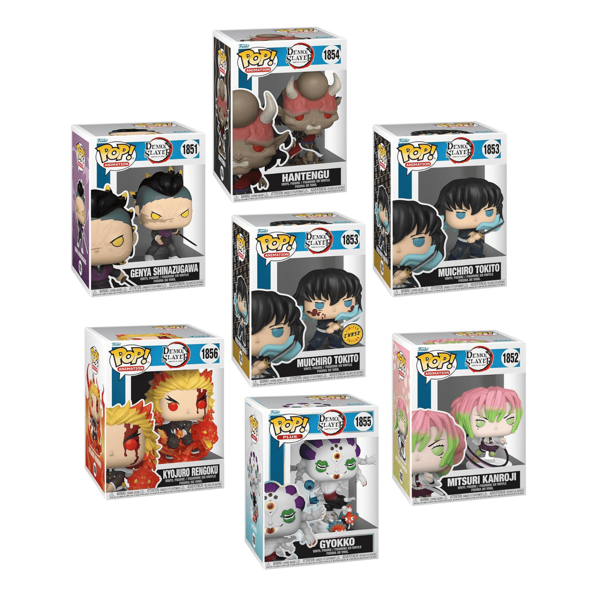 Demon Slayer (Wave 6) Common + Chase Bundle – Pop Collectibles