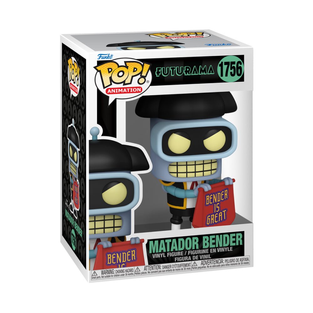 Matador Bender #1756 | Futurama | Funko Pop Canada | Pop Collectibles